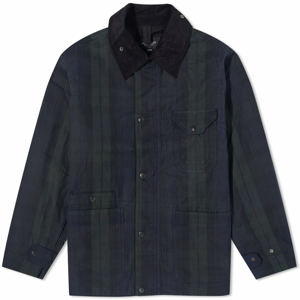 Eastlogue Men's Mohawk Field Jacket in Black Watch Wax Eastlogue