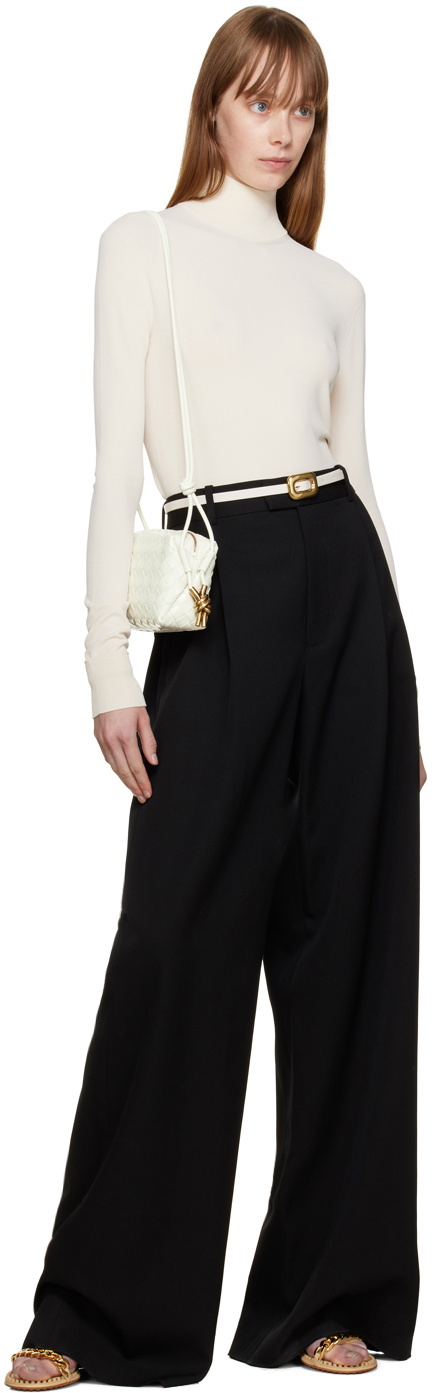 Bottega Veneta White Mini Loop Bag Bottega Veneta