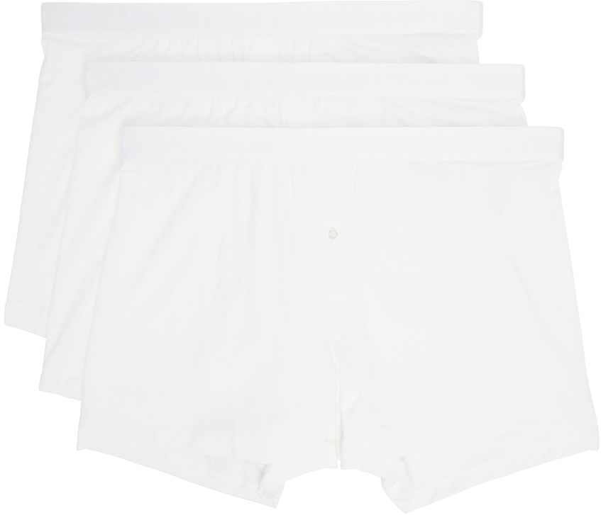 CDLP Three-Pack White Boxers CDLP