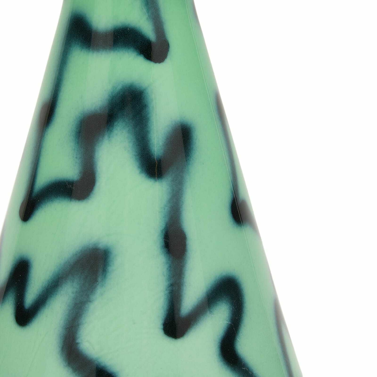 Frizbee Ceramics Erlenmeyer Jug in Green Pizza Frizbee Ceramics