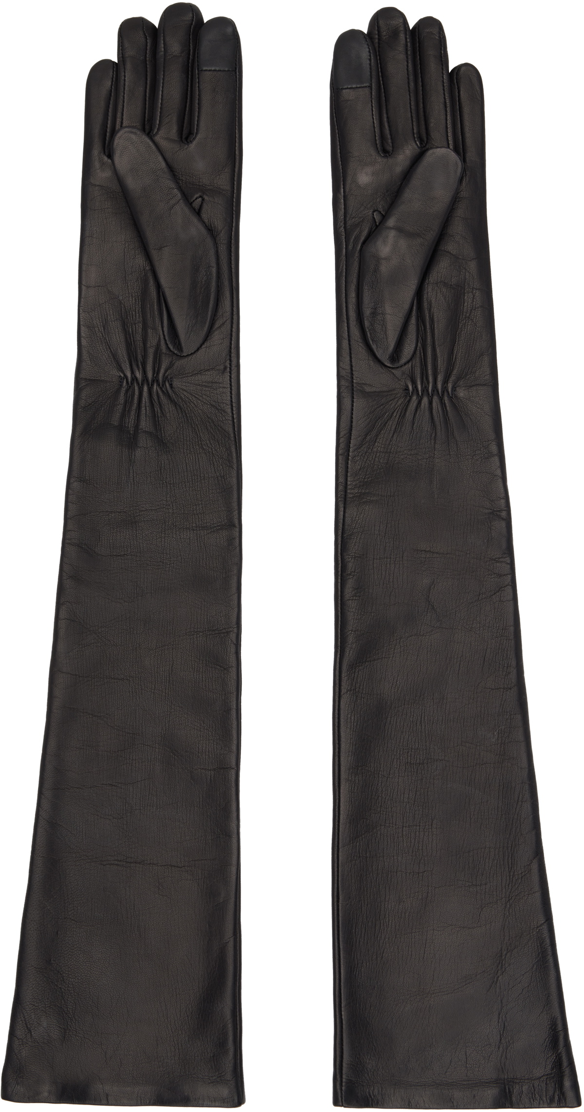 Handsome Stockholm Black Essentials Extra Long Gloves
