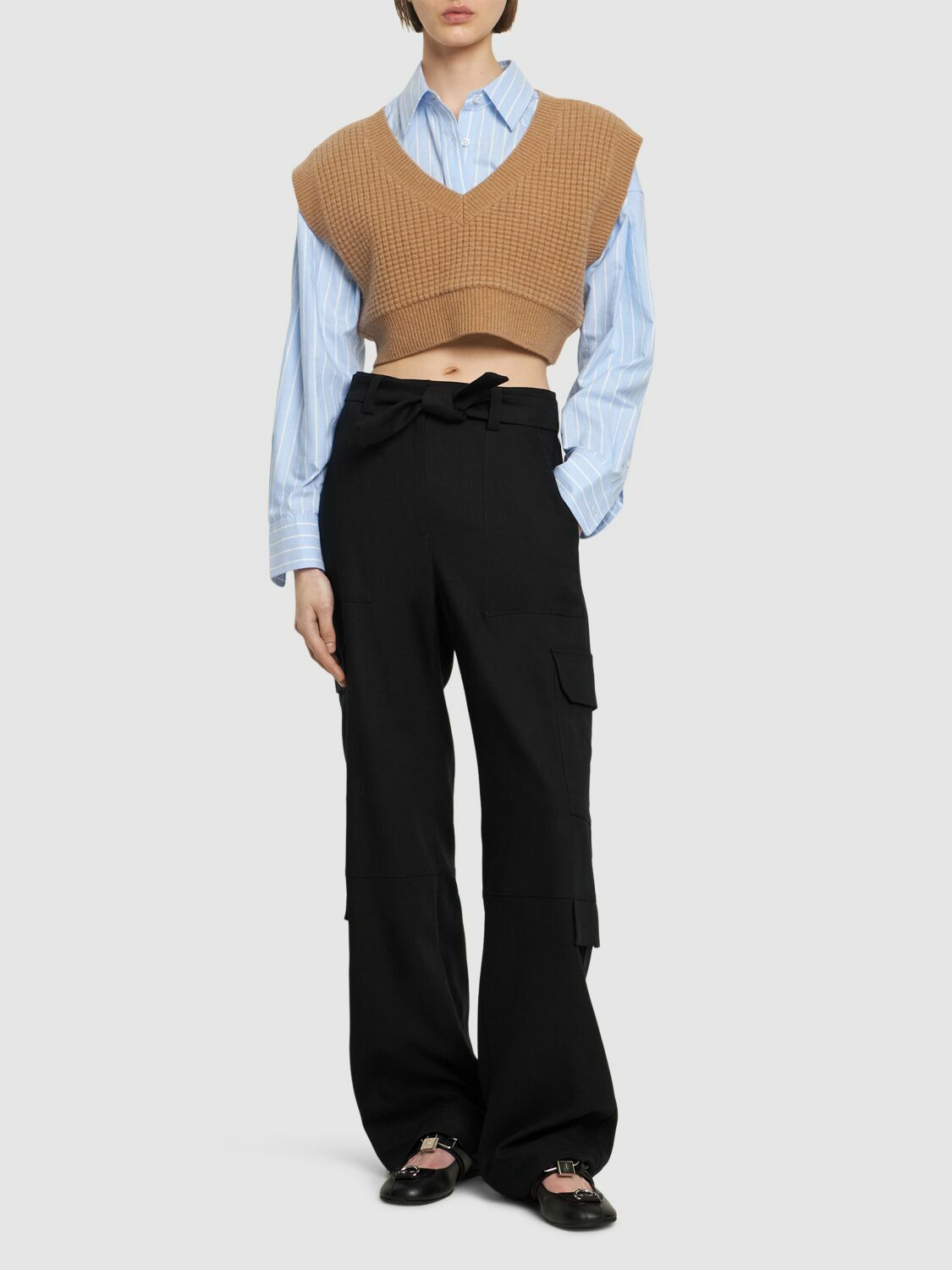 MSGM - Viscose Blend Cargo Pants MSGM