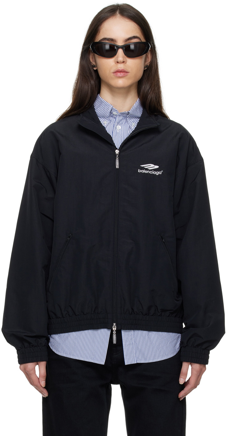 Balenciaga Black 3B Sports Icon Jacket Balenciaga