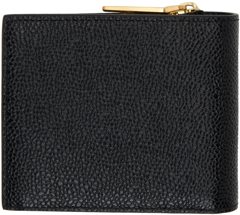 Thom Browne Black Fold-Out Billfold Wallet Thom Browne