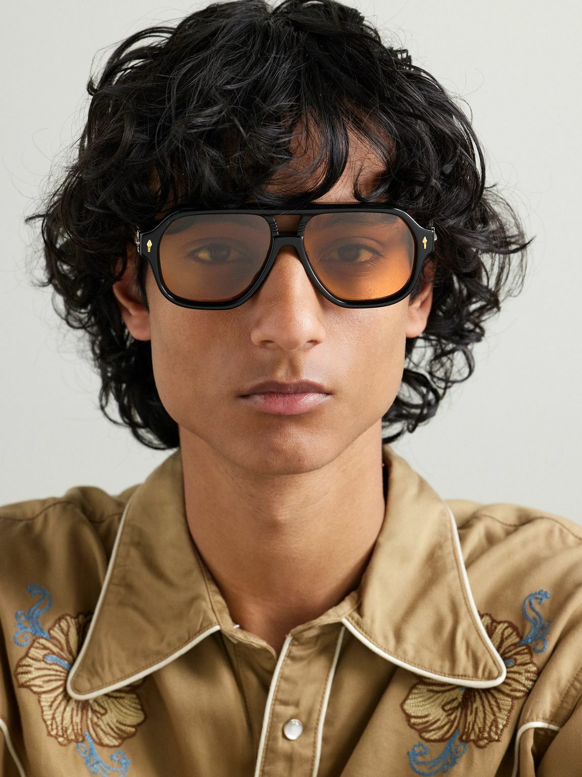 Jacques Marie Mage - Last Frontier VI Wildhorse Aviator-Style Acetate ...