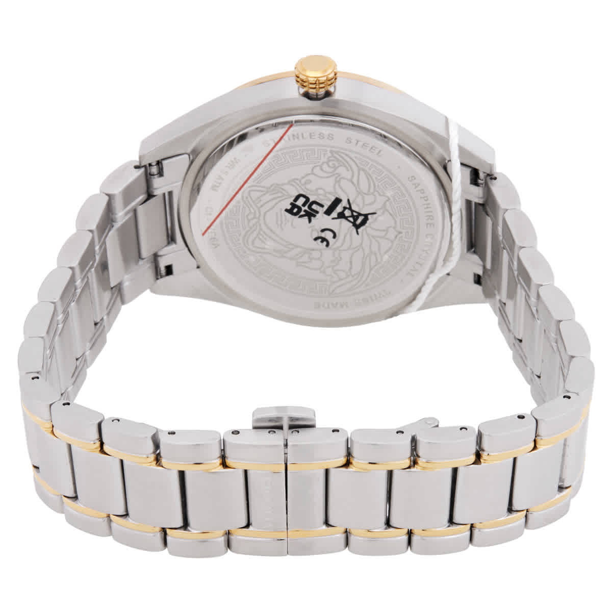 Versace V-Code Quartz Blue Dial Mens Watch VE6A00523 Versace