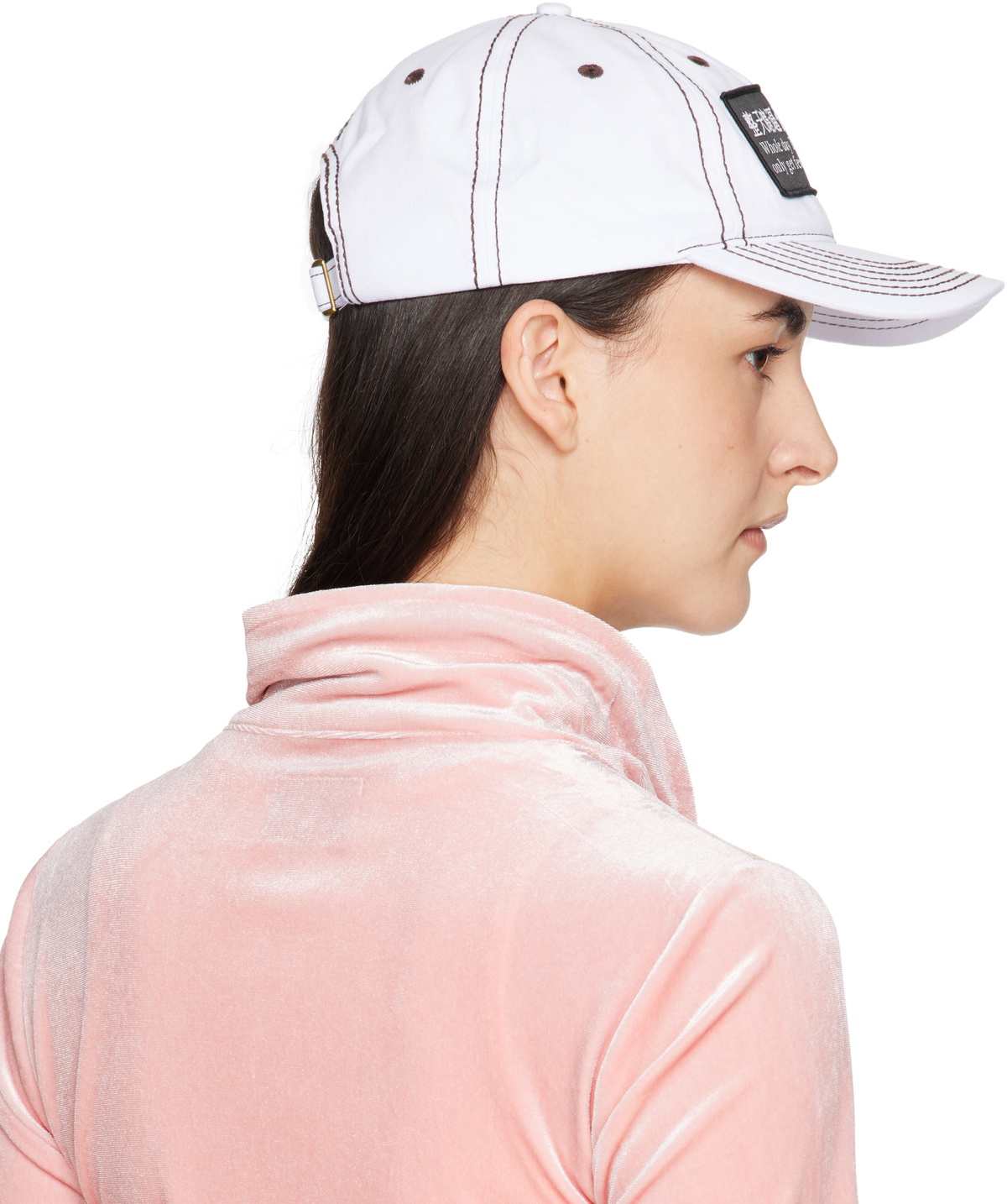 Praying White Busy Cap Praying