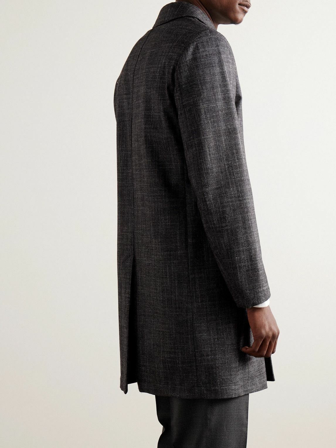 Canali - Wool, Silk and Cashmere-Blend Coat - Gray Canali