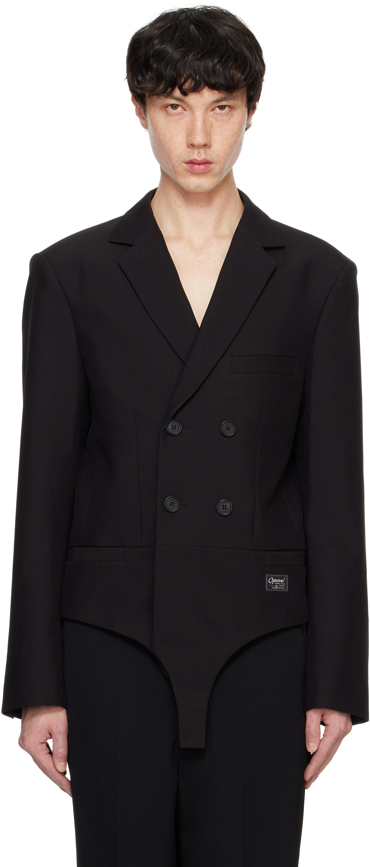 Coperni Black Tailored Body Blazer Coperni