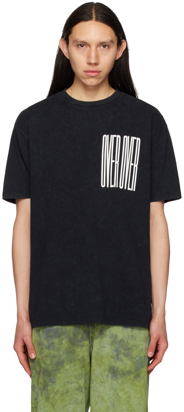 OVER OVER Black Easy T-Shirt OVER OVER