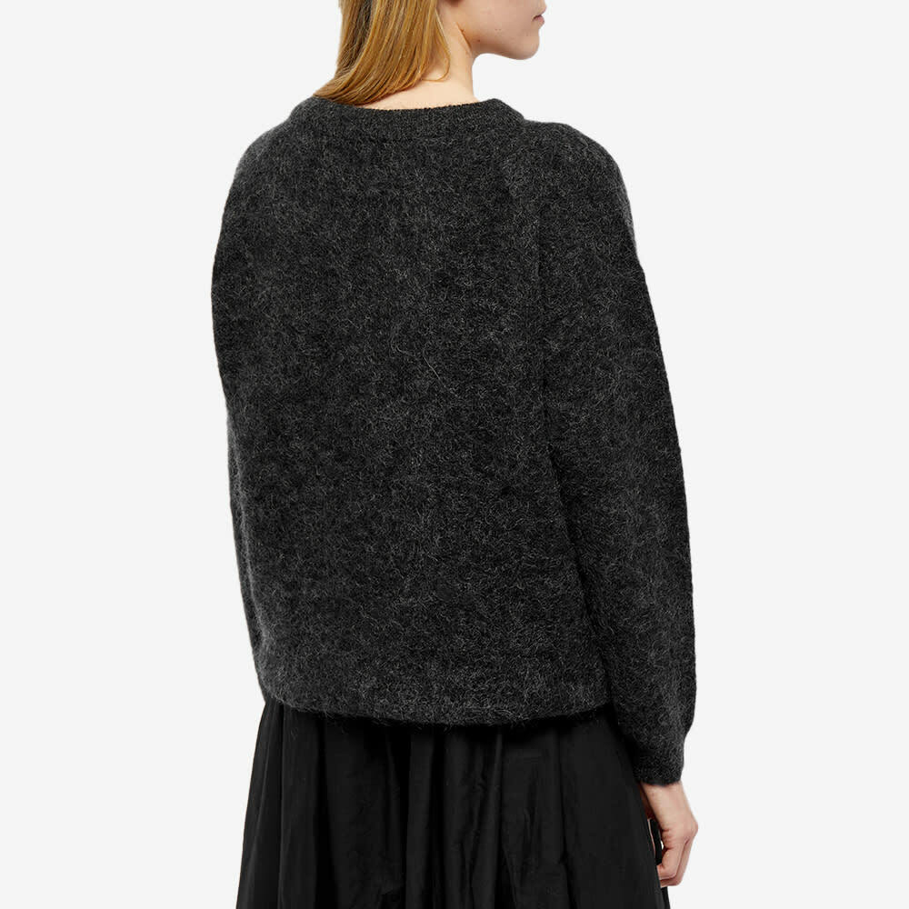 Acne Studios Women's Dramatic Crew Jumper in Anthracite Grey Acne Studios