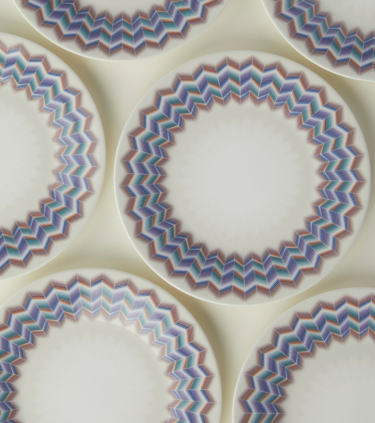 Missoni - Zig Zag Jarris set of 6 dessert plates Missoni