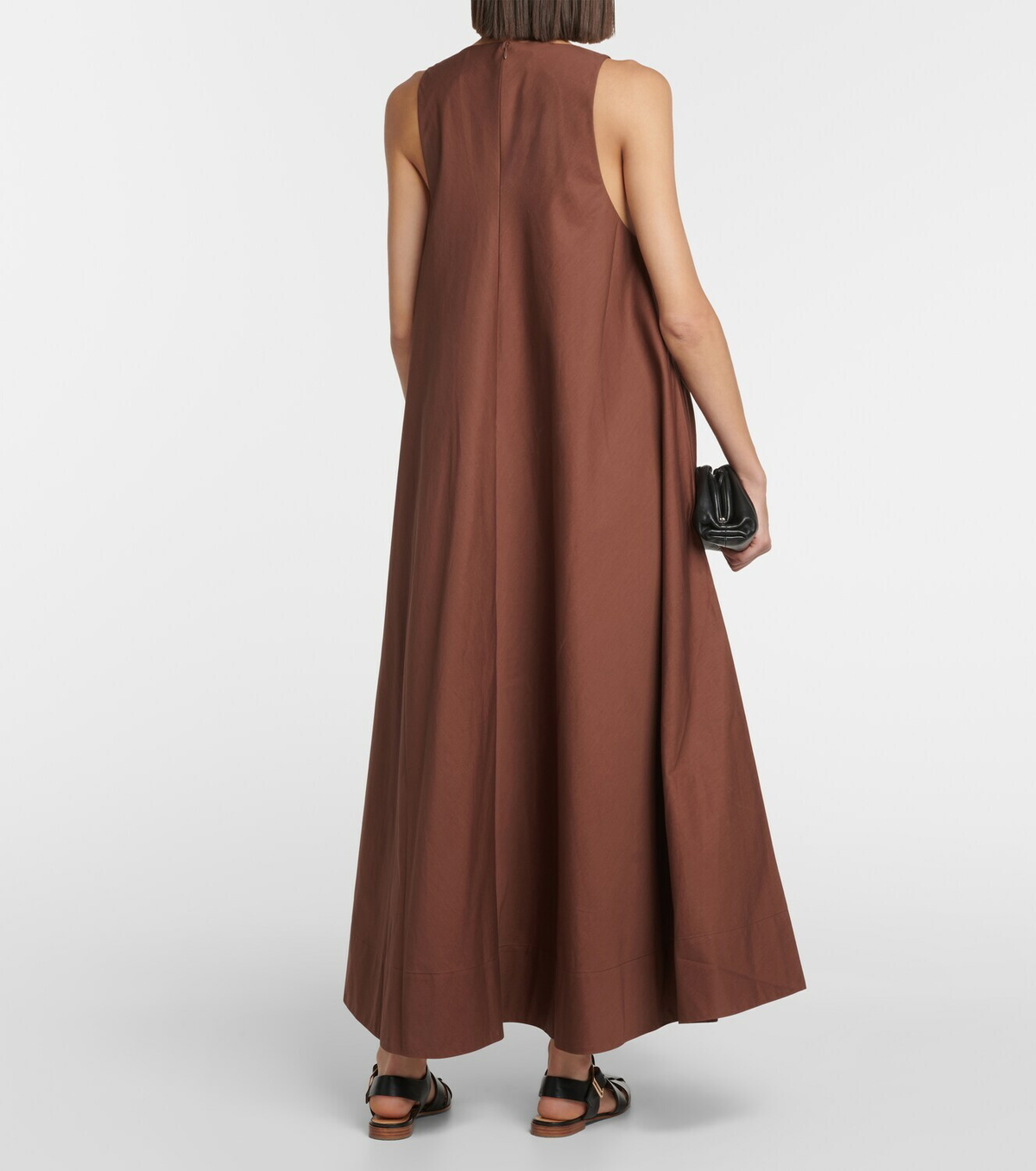 CO Cotton and silk midi dress Coach