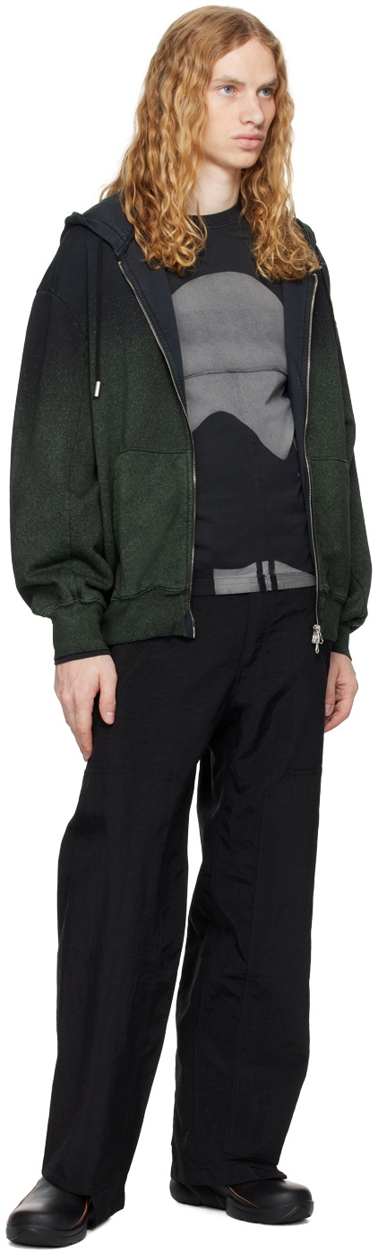 Eckhaus Latta Black Trace Trousers Eckhaus Latta
