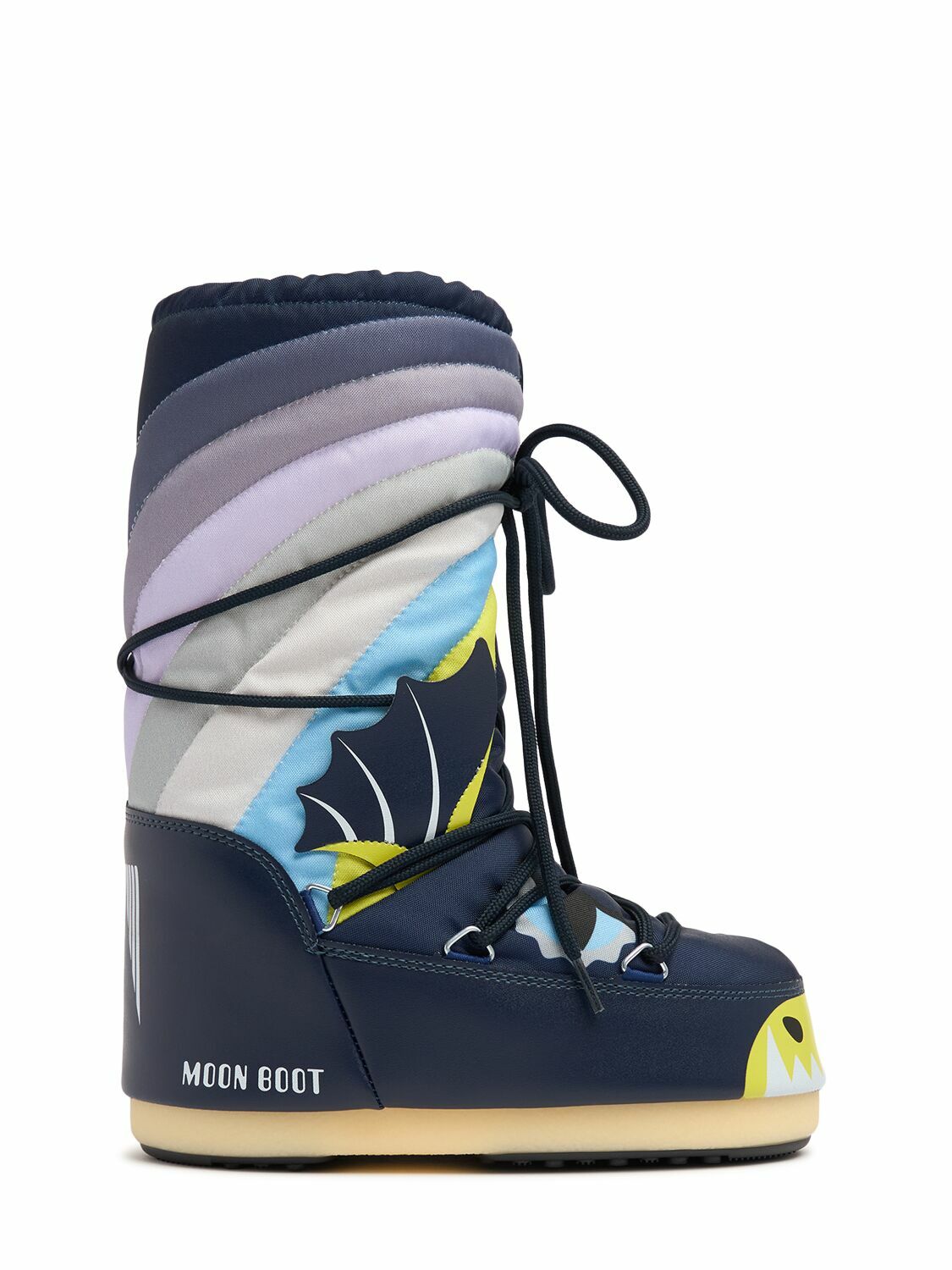 MOON BOOT Icon Tall Dragon Nylon Snow Boots Moon Boot