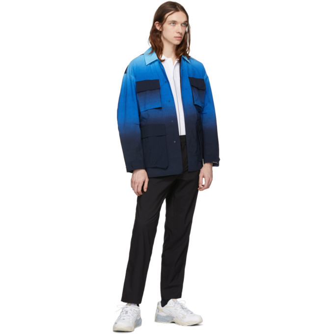 Minotaur Navy and Blue Light Wrinkles Dawn Army Jacket Minotaur