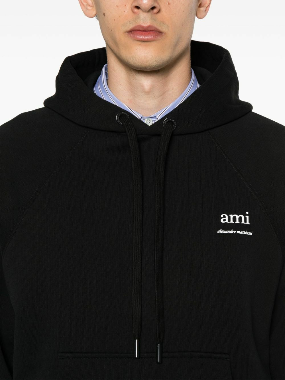 AMI PARIS - Cotton Sweatshirt With Logo AMI