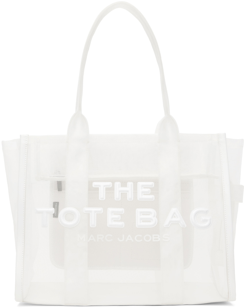 Marc Jacobs White 'The Mesh Large' Tote Marc Jacobs