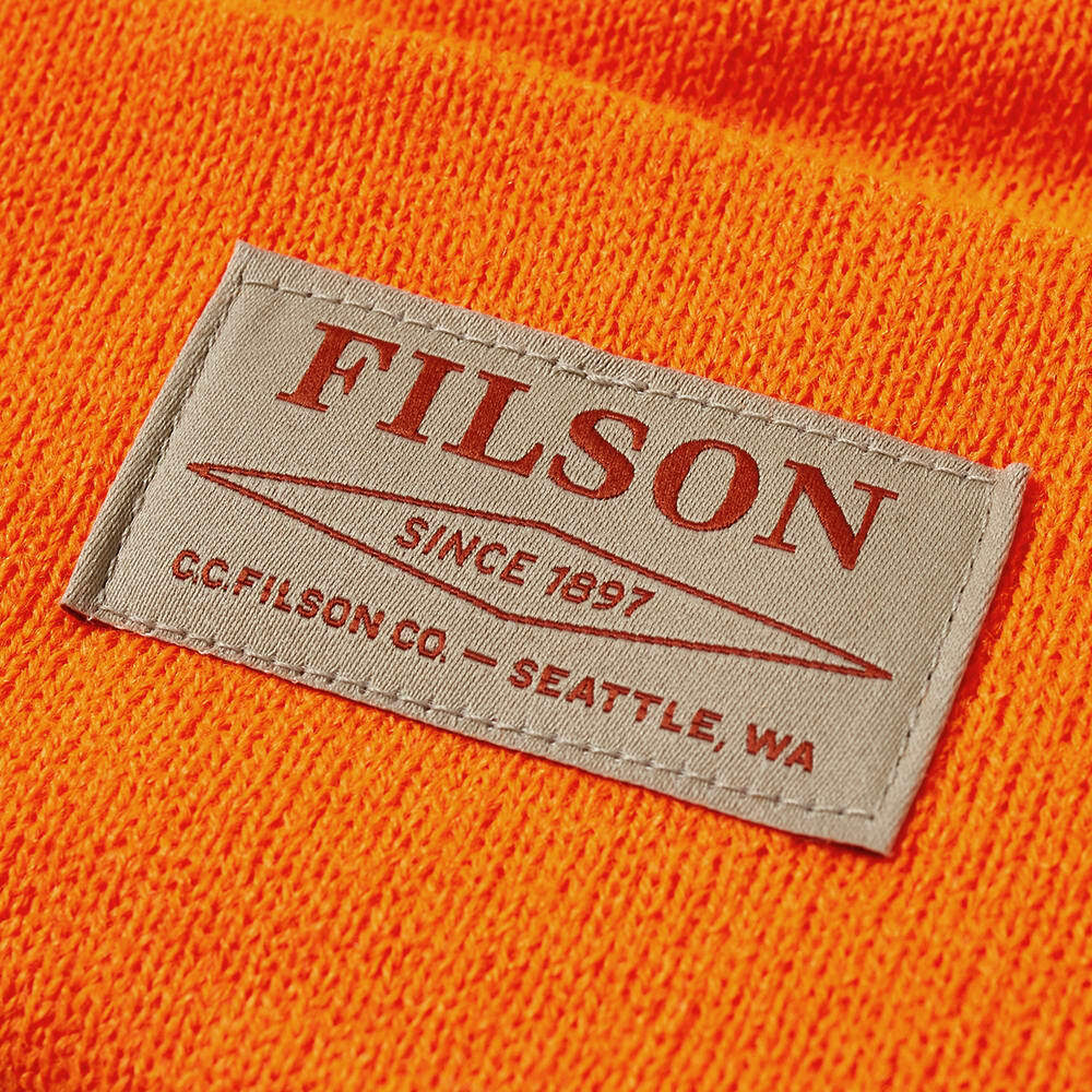 Filson Acrylic Watch Cap in Blaze Orange Filson