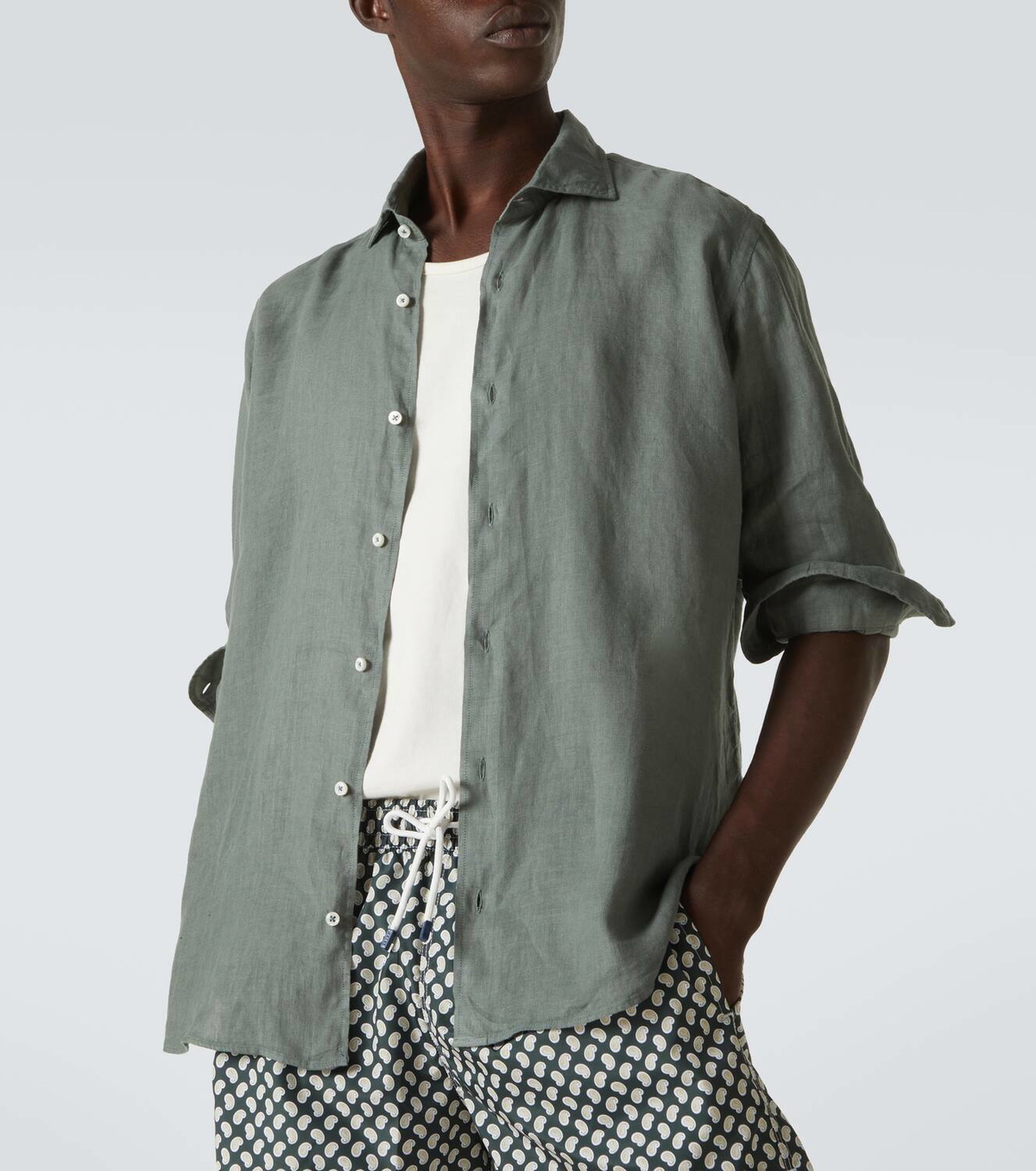 Fedeli Nick linen shirt Fedeli