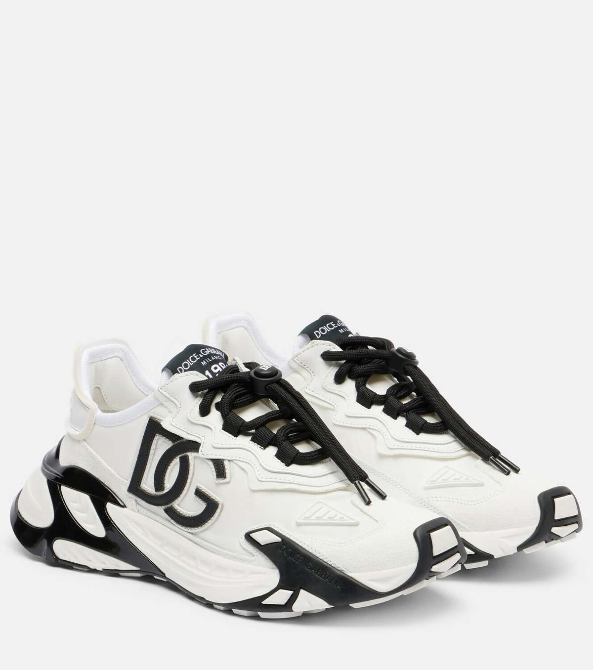 Dolce&Gabbana Day Faster DG suede-trimmed sneakers Dolce & Gabbana