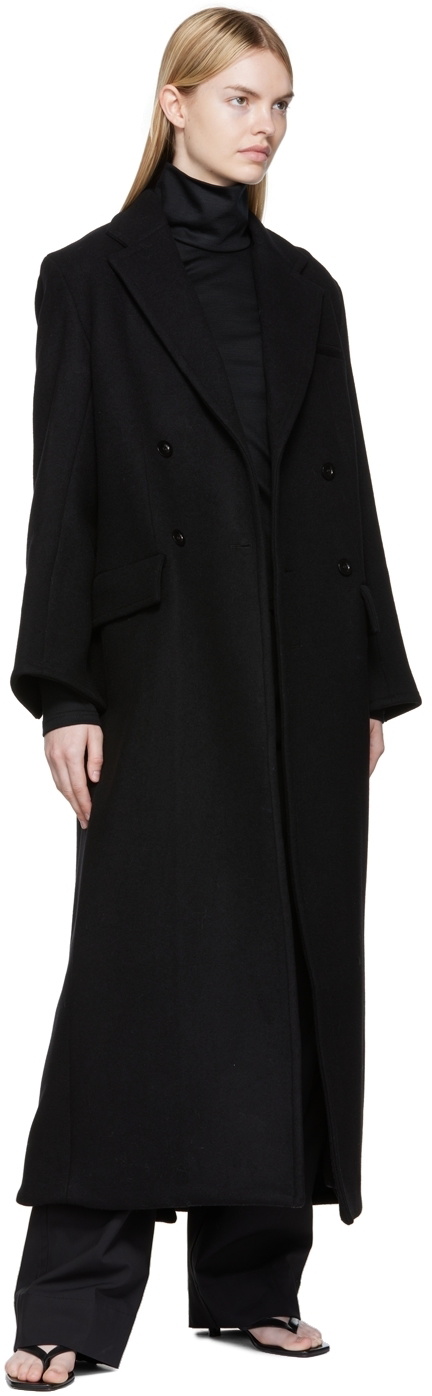 Esse Studios Black Classico Coat Esse Studios