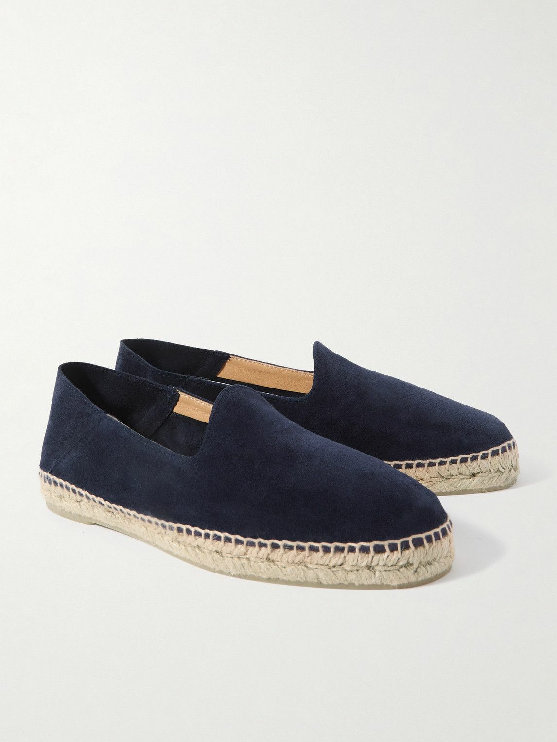 Castañer - Collapsible-Heel Suede Espadrilles - Blue Castaner