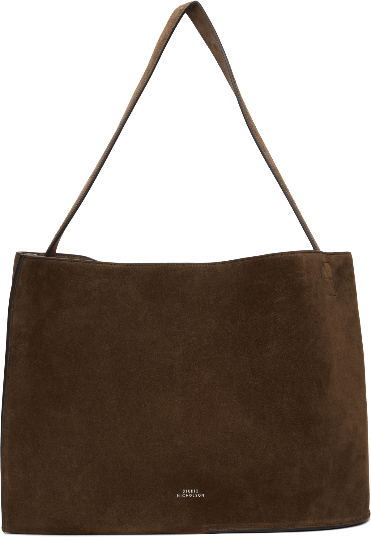 Studio Nicholson Brown Doublet Suede Carryall Tote Studio Nicholson