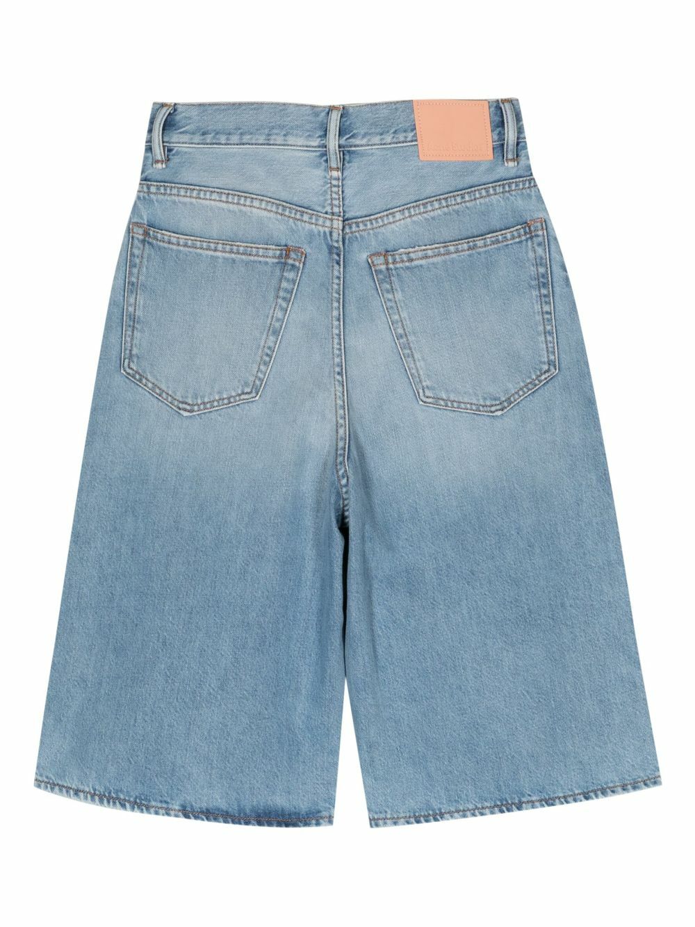 Acne Studios Blue Knee-Length Denim Shorts Acne Studios
