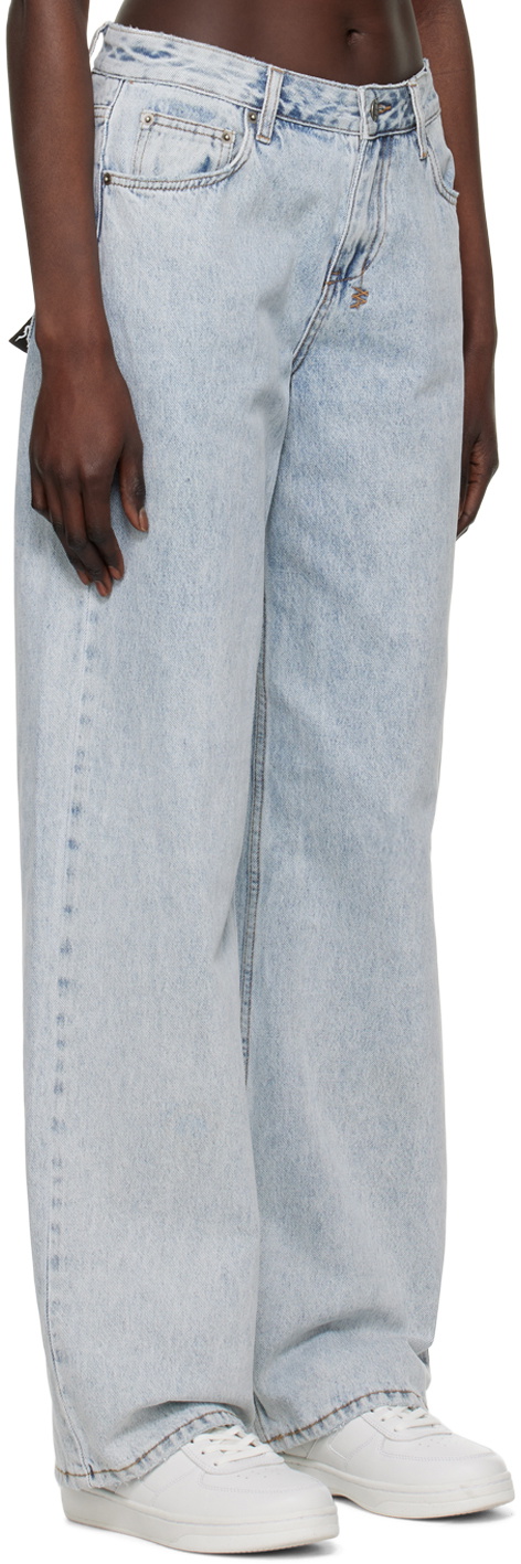 Ksubi Blue Low Rider Jeans Ksubi