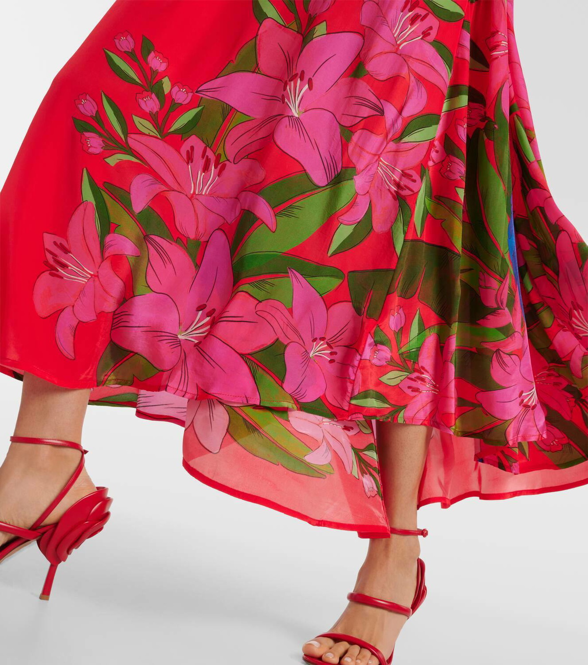 Farm Rio Summer Foliage midi dress Farm Rio