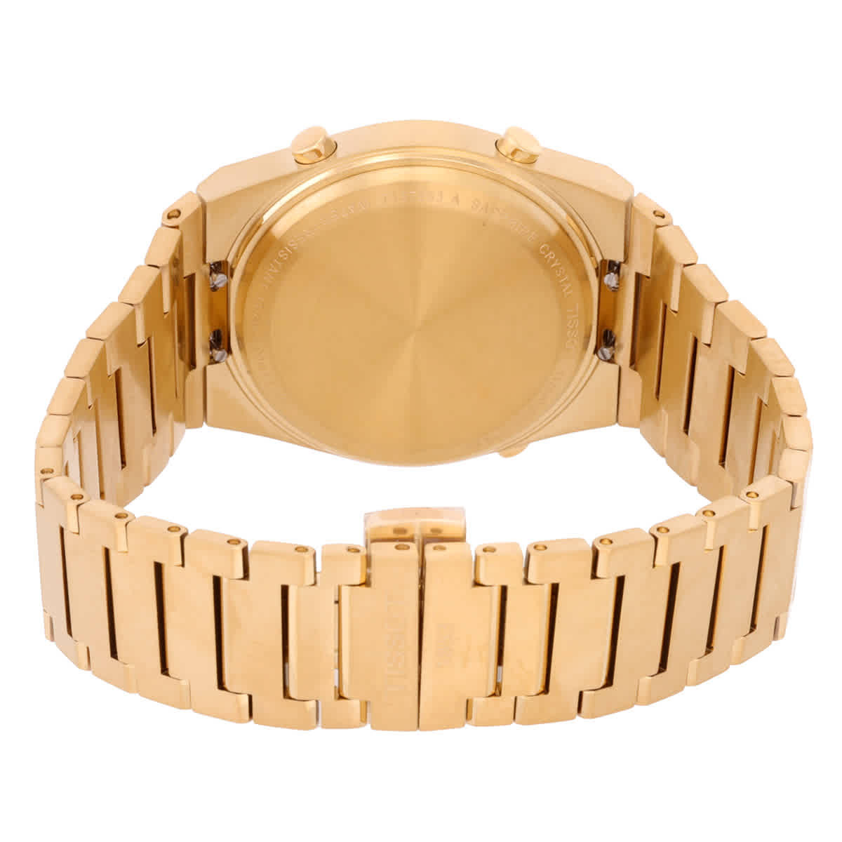 Tissot PRX Digital Quartz Gold Dial Mens Watch T1372633302000 Tissot