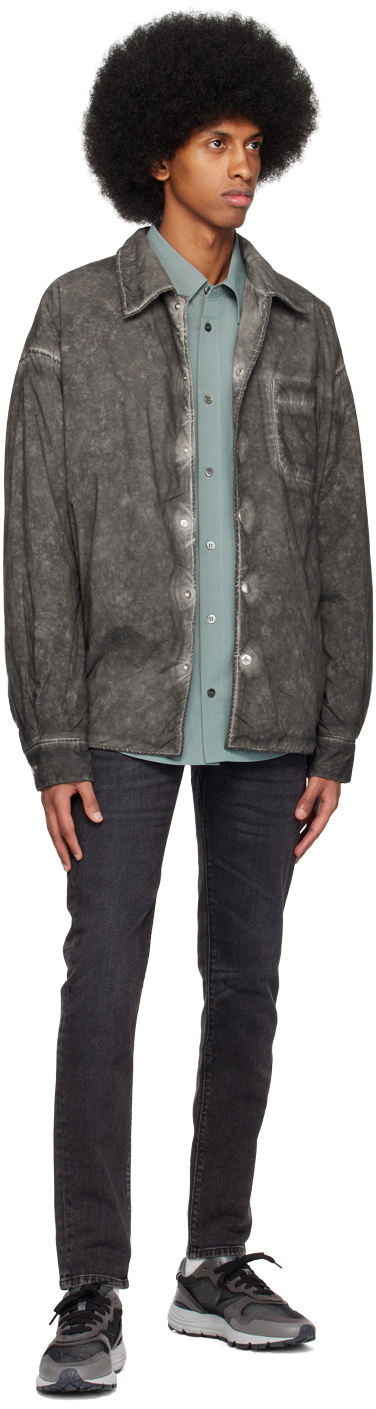 John Elliott Gray Scout Overshirt Jacket John Elliott
