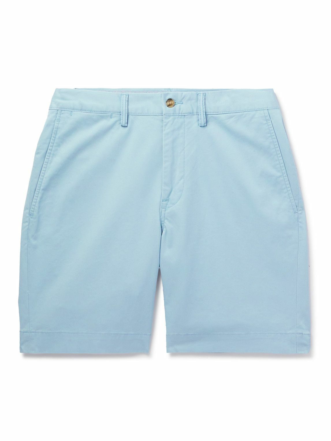 Polo Ralph Lauren - Straight-Leg Stretch-Cotton Twill Shorts - Blue ...