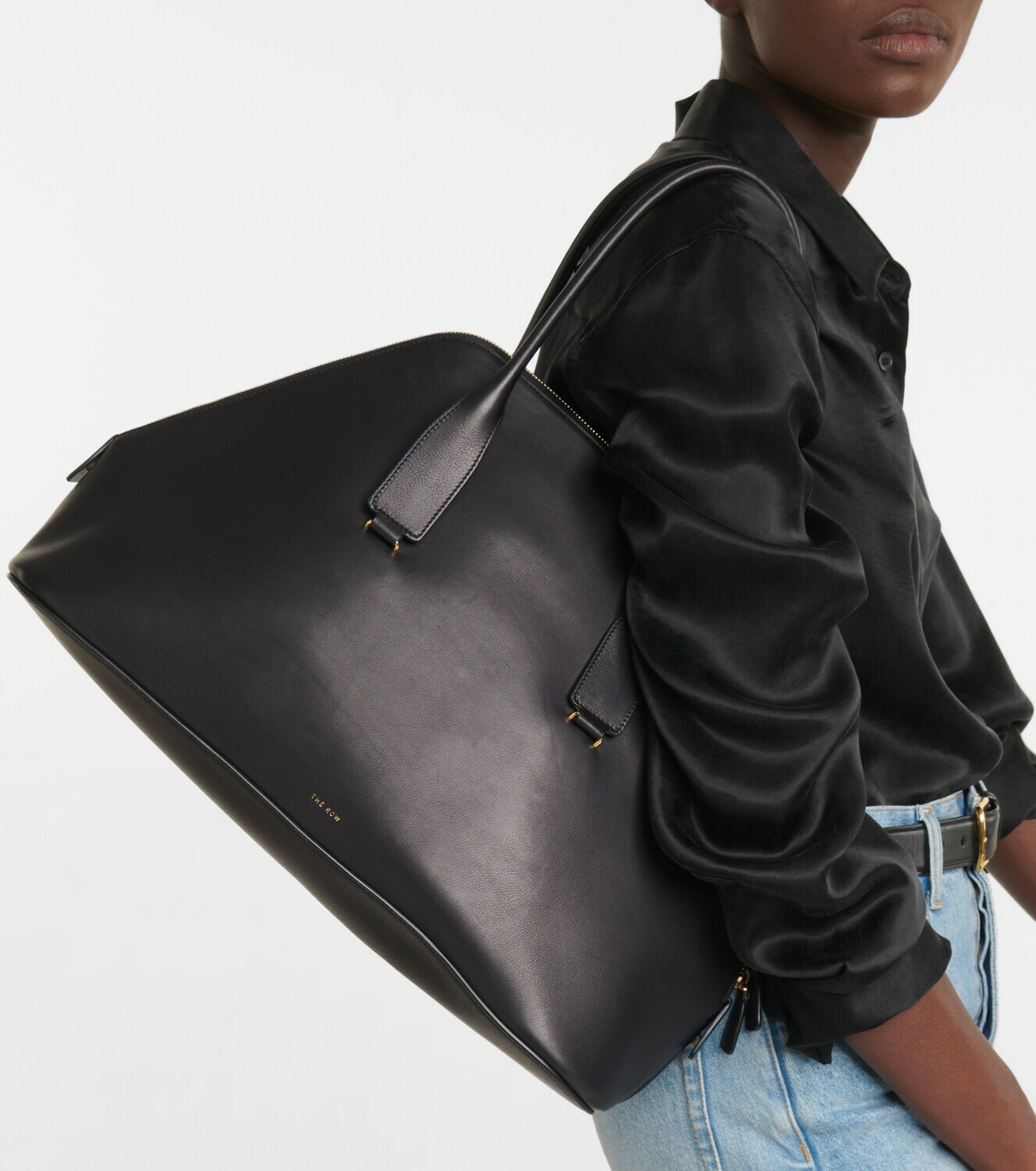 The Row - Devon leather tote bag The Row