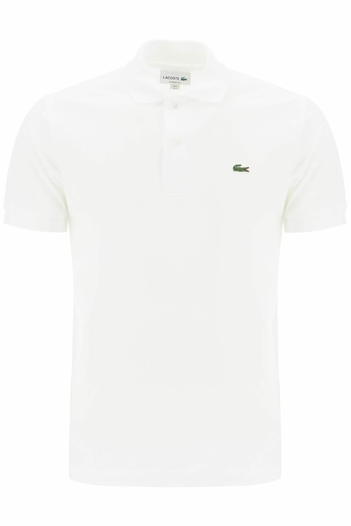LACOSTE cotton piquet polo White Lacoste