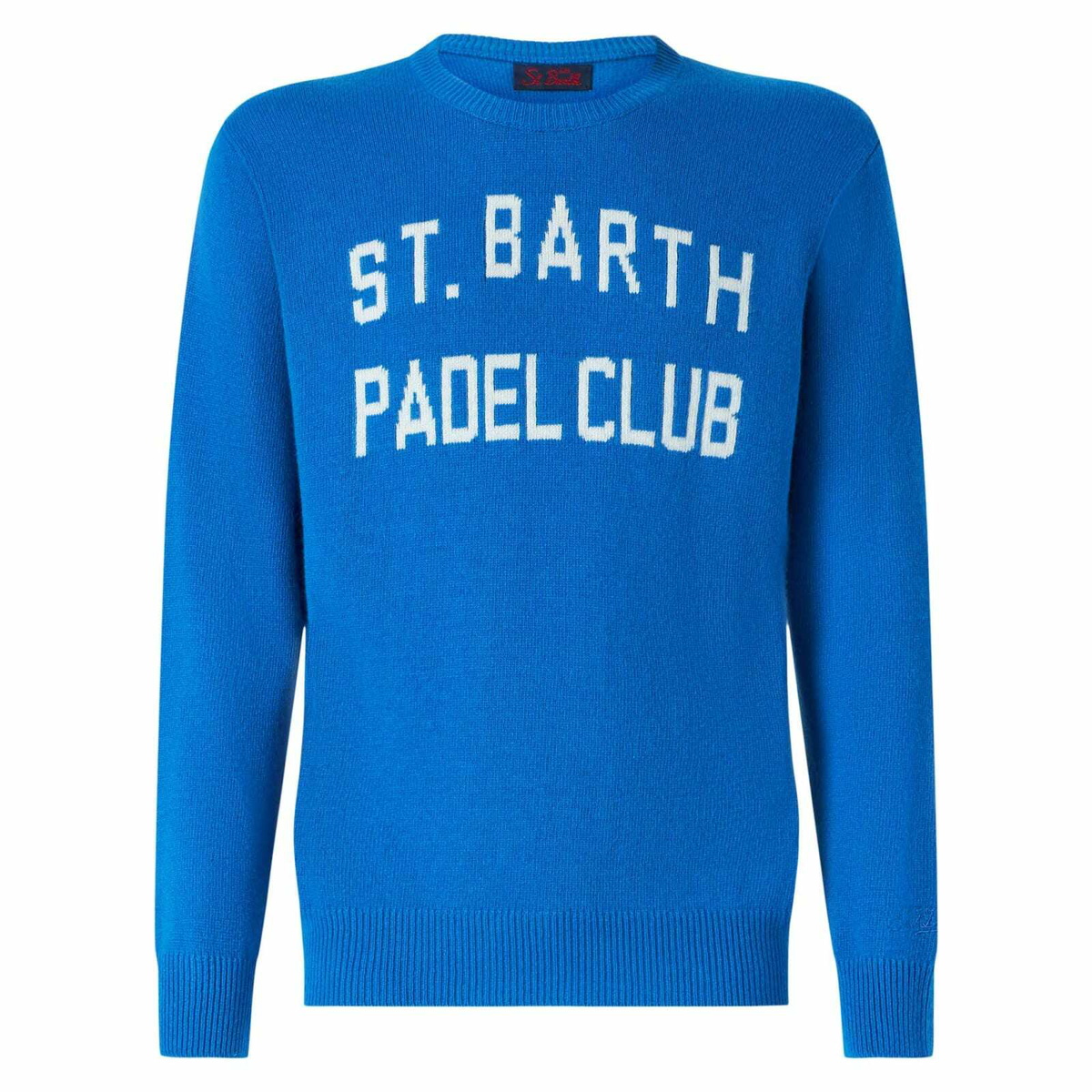 MC2 Saint Barth Man Sweater With St. Barth Padel Club Jacquard MC2 ...
