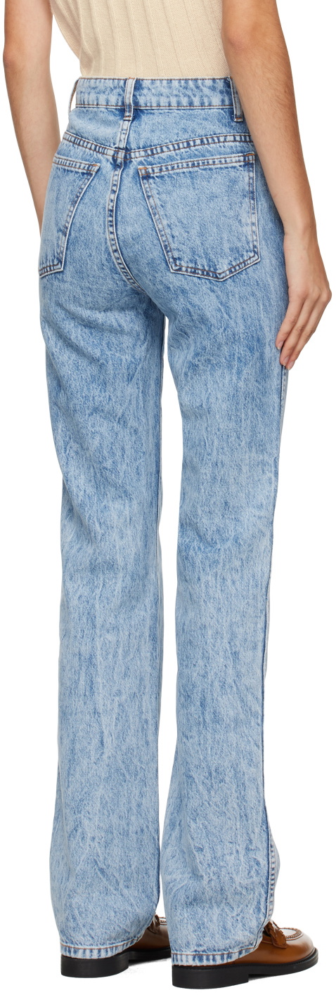 KHAITE Blue Danielle Jeans Khaite