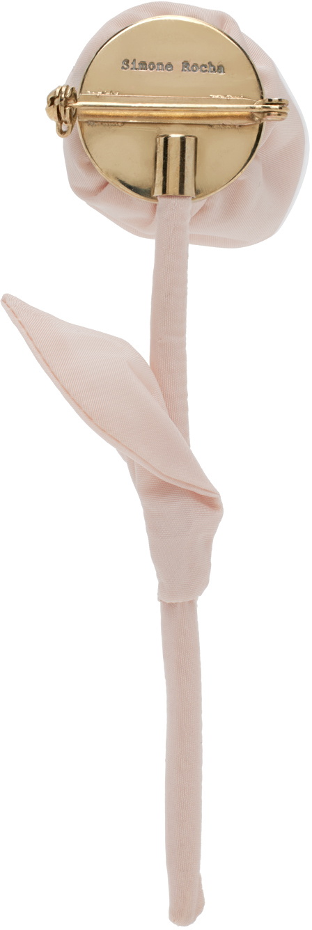 Simone Rocha Pink Rose Brooch Simone Rocha