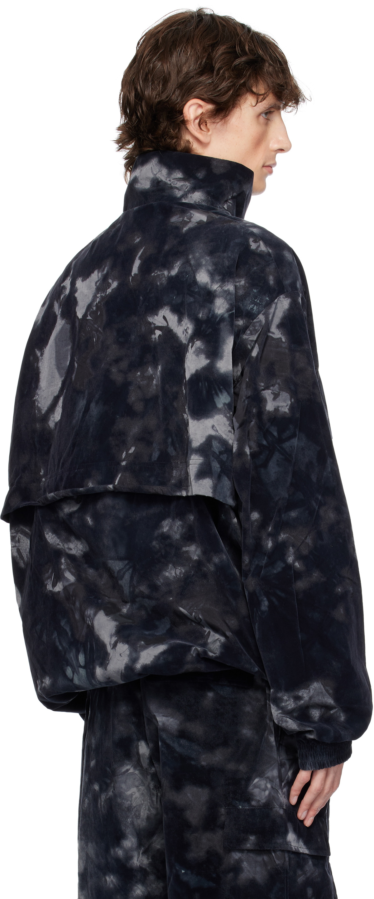 Y-3 Black 3-Stripes Nylon Shell Jacket Y-3