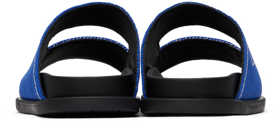 Marni Kids Blue Jacquard Sandals Marni