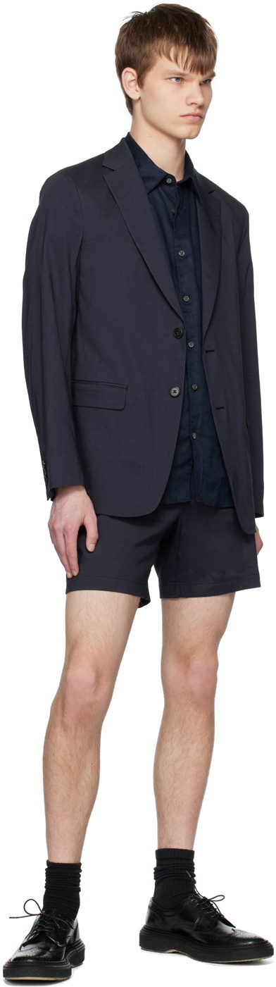 Theory Navy Clinton Blazer Theory