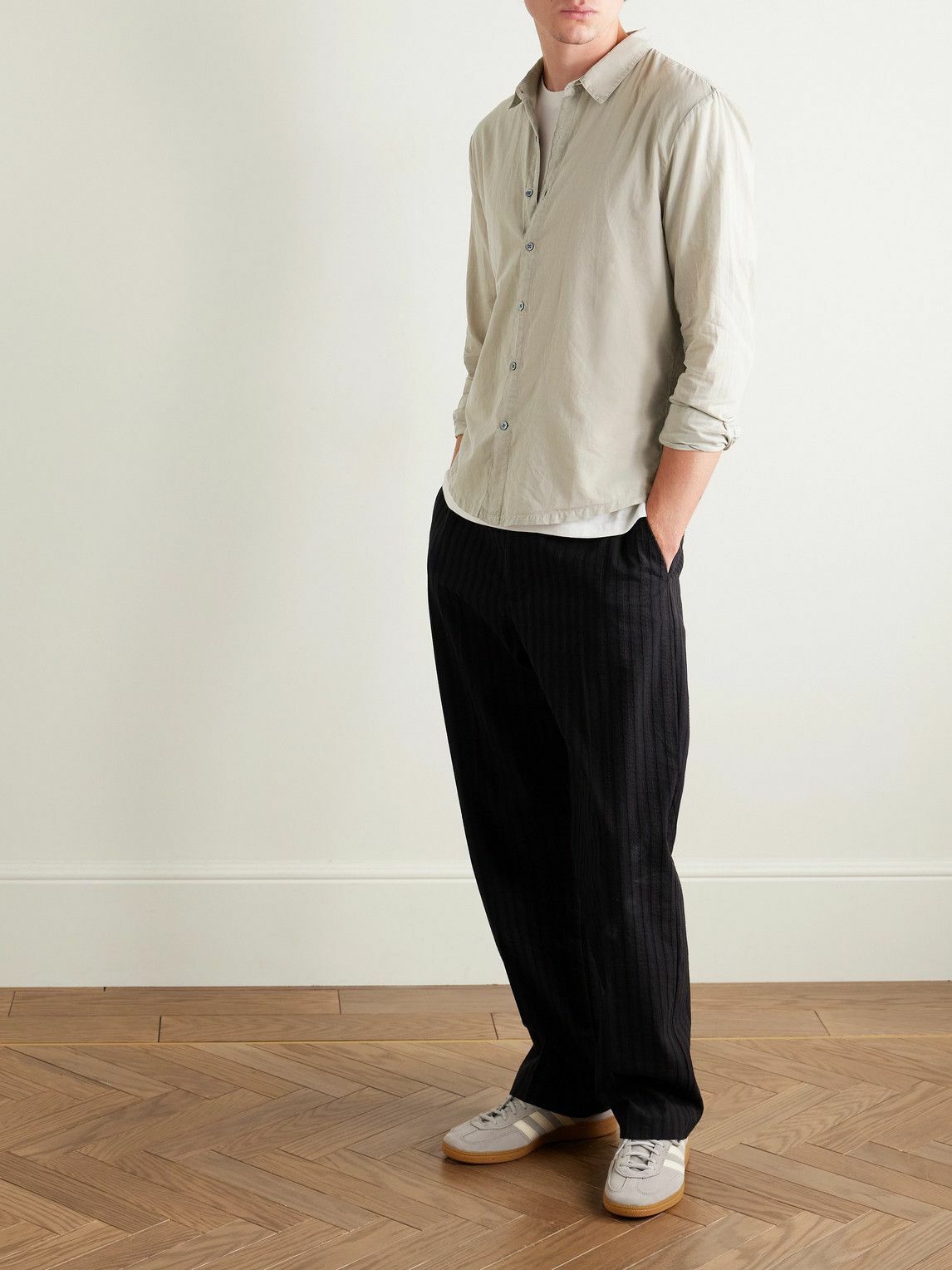 James Perse - Standard Cotton Shirt - Gray James Perse