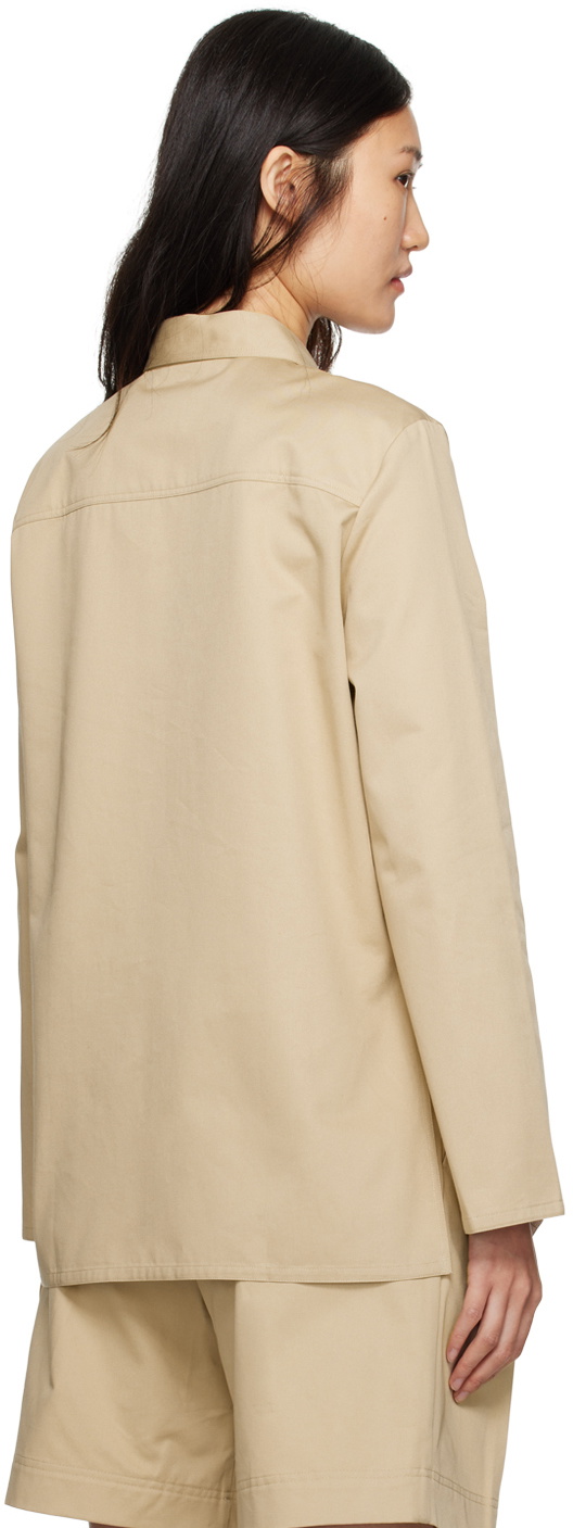 TOTEME Beige Utility Shirt Toteme