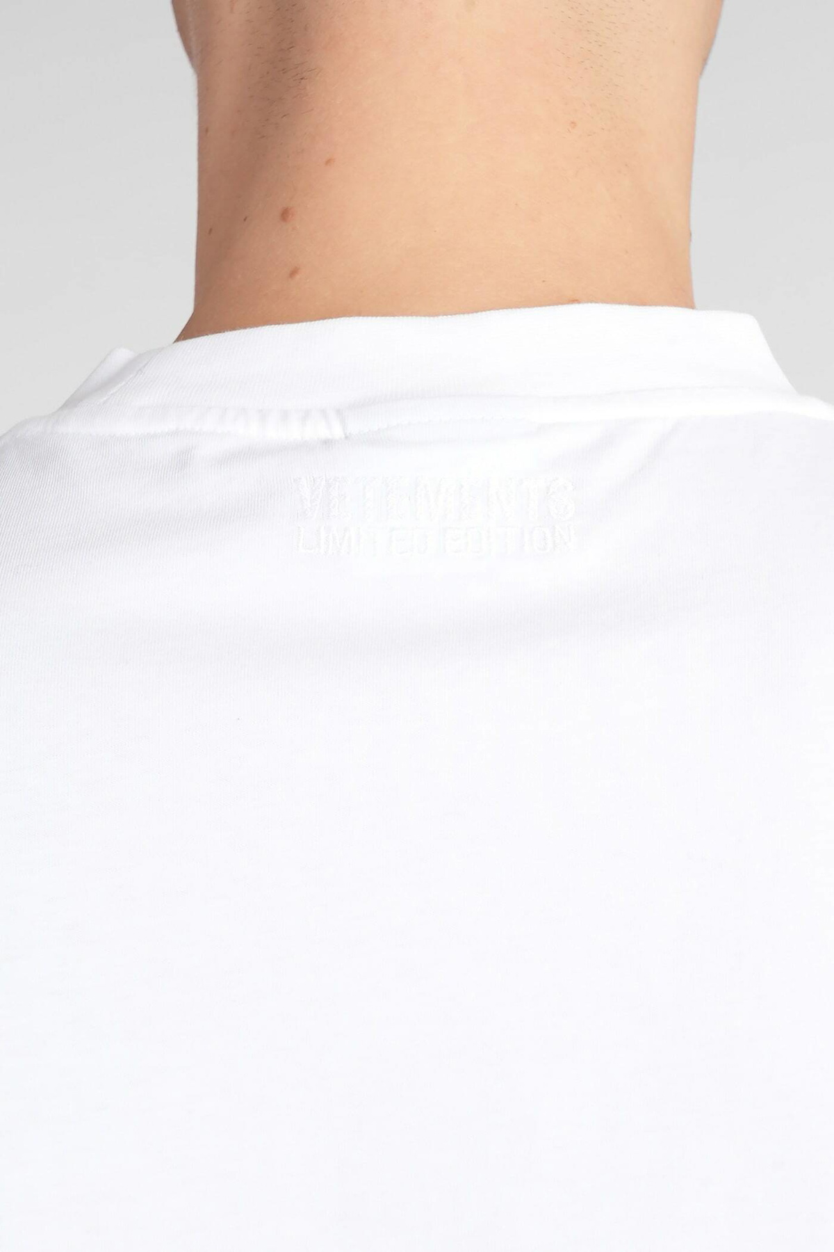 VETEMENTS T-shirt In White Cotton Vetements