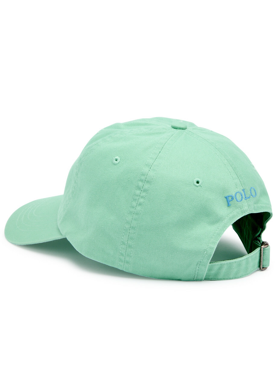 Polo Ralph Lauren Logo-embroidered Cotton cap - Green - One Size Polo ...