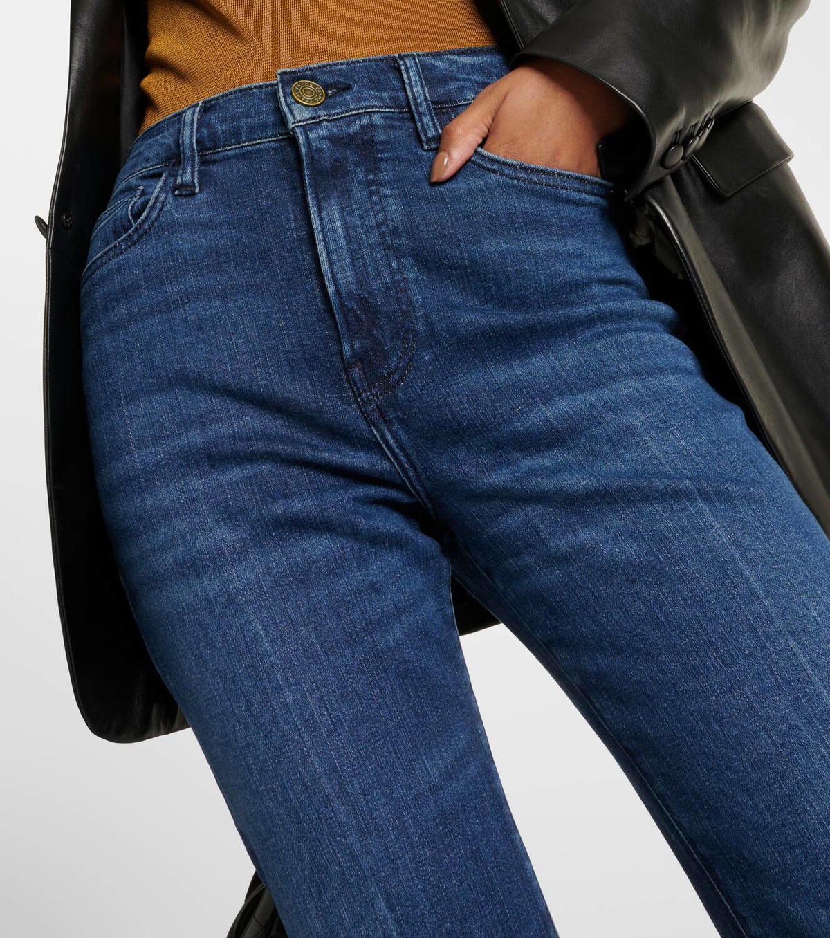 Frame Le Easy Flare high-rise flared jeans Frame Denim