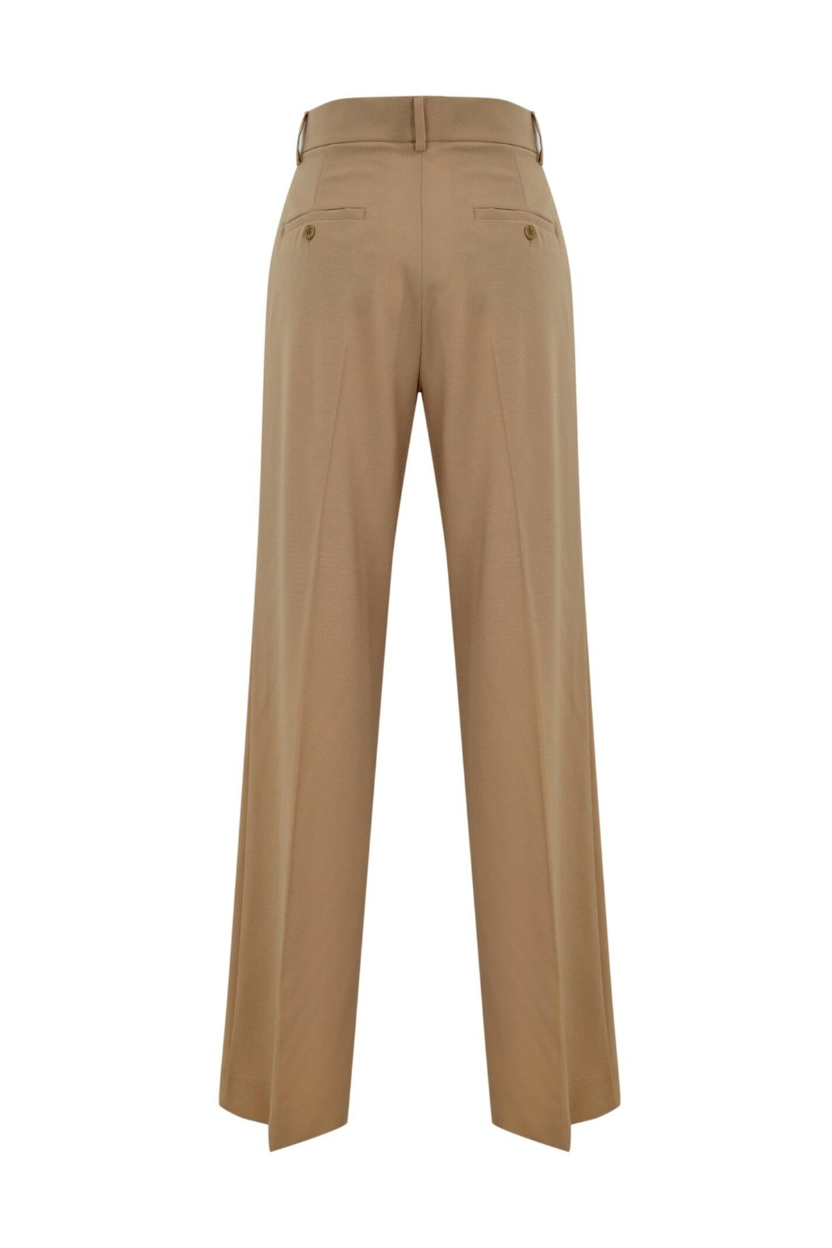 Weekend Max Mara Visual Trousers In Wool Canvas Weekend Max Mara