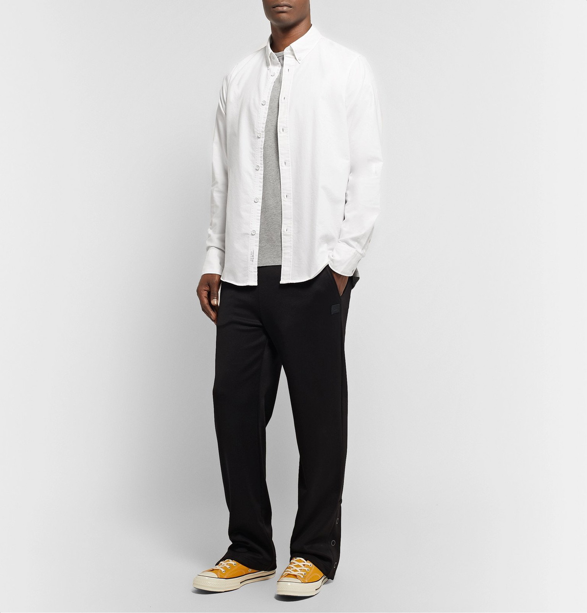 rag & bone - Tomlin Slim-Fit Button-Down Collar Cotton Oxford Shirt ...