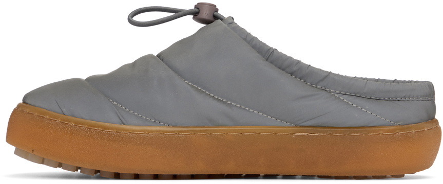 APRÈS Research SSENSE Exclusive Silver Alpha Slippers